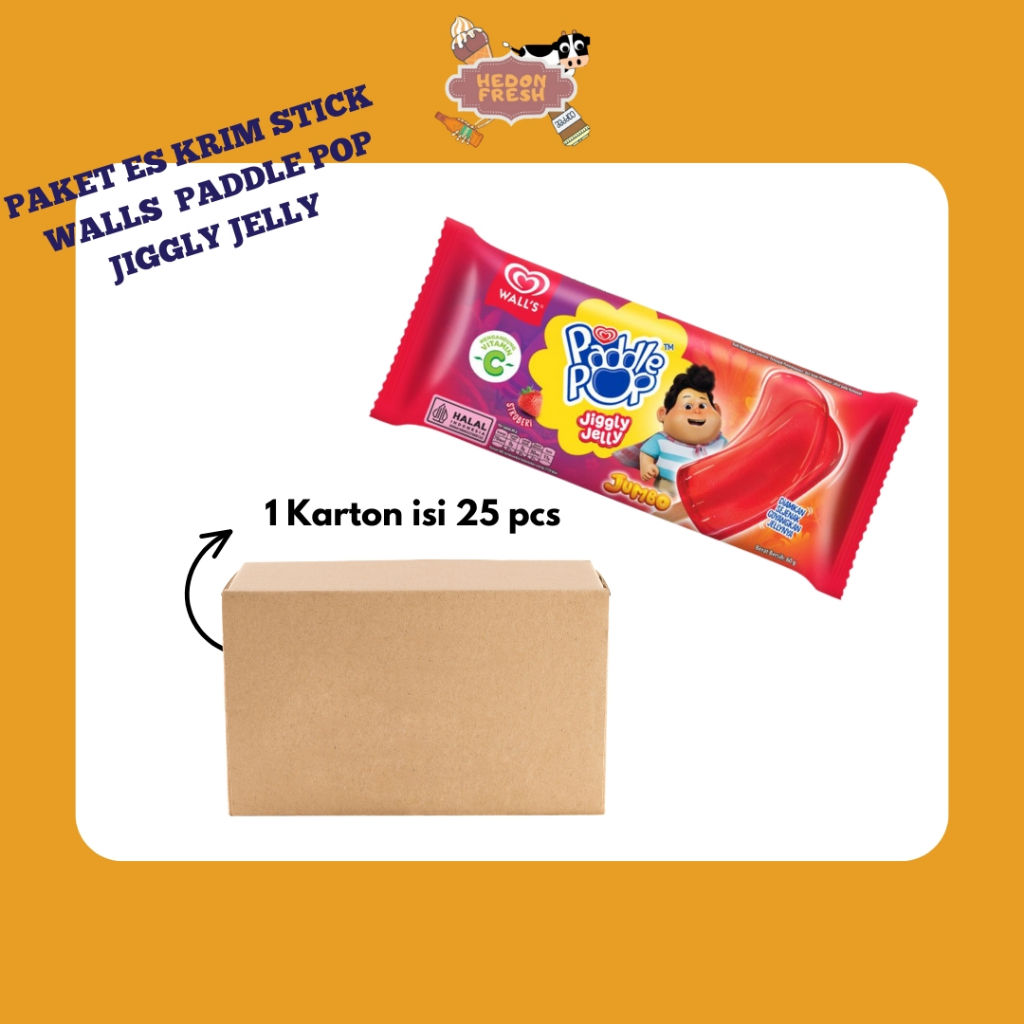 Jual Paket Es Krim Stick Walls Paddle Pop Jiggly Jelly Jumbo | Shopee ...