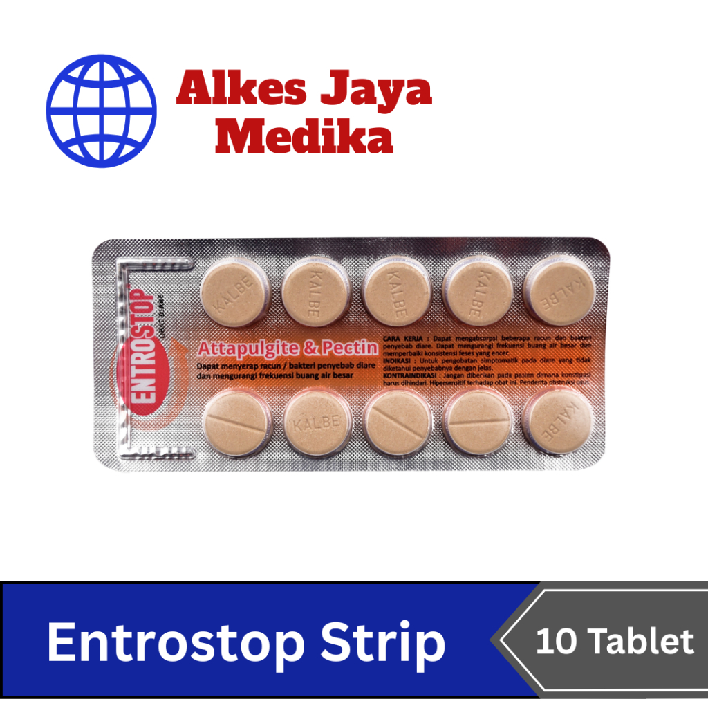 Jual Entrostop strip 10 Tablet - Obat Diare | Shopee Indonesia