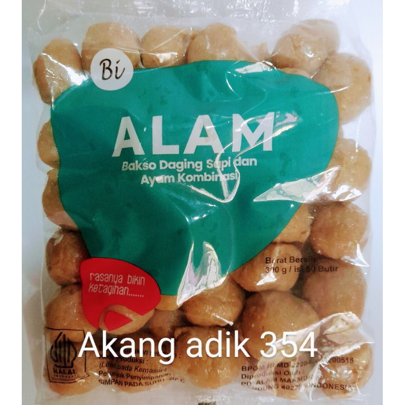 Jual Bakso sapi halal isi 50 ,baso urat alam MINI termurah.. | Shopee ...