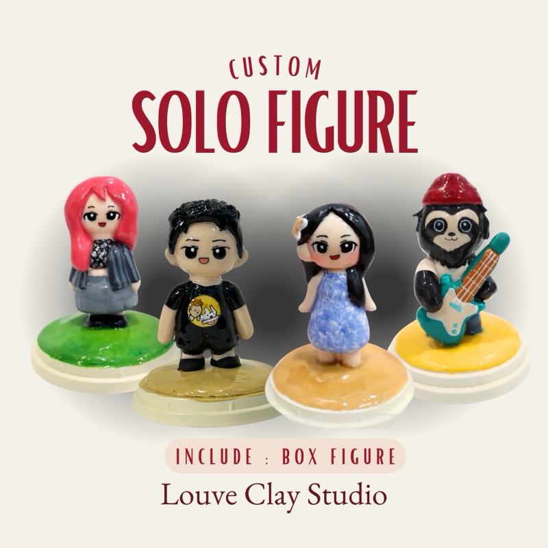 Jual LouveClay [Custom clay figure karakter orang | anime | pet ...