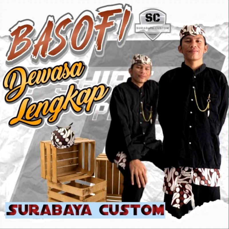 Jual BAJU BASOFI DEWASA BAJU ADAT JAWA TIMUR BAJU CAK BAJU KARNAVAL ...