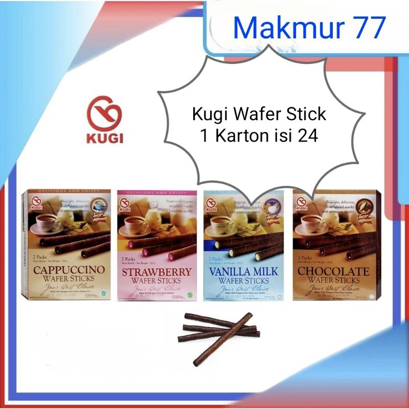 Jual KUGI WAFER STICK 100GR 1 Karton isi 24 pax | Shopee Indonesia