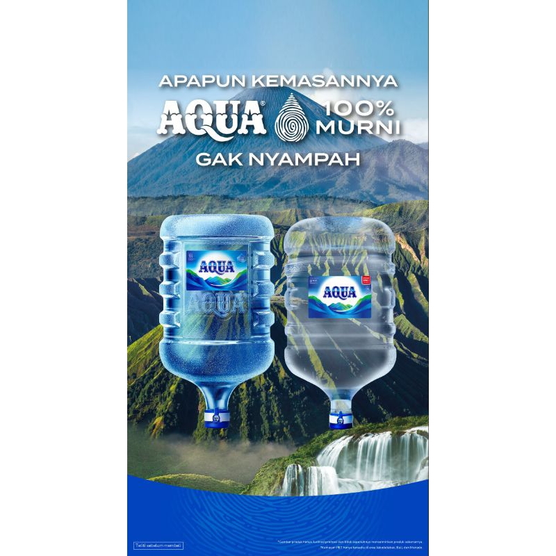 Jual Aqua air gallon is 19L (gallon+ Isi) | Shopee Indonesia