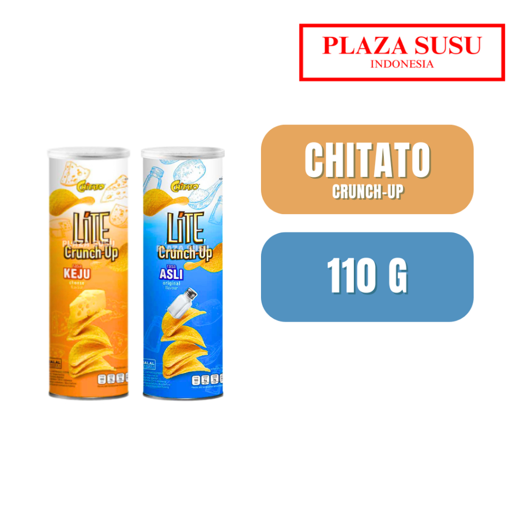 Jual CAMILAN KENTANG CHITATO LITE KALENG POTATO CHIPS CRUNCH-UP CHEESE ...
