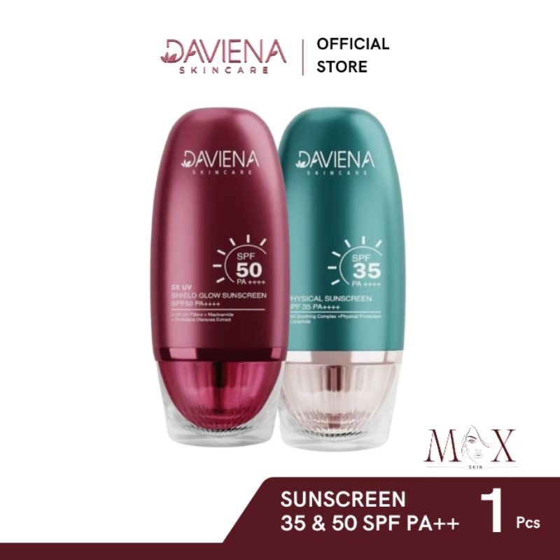 Jual DAVIENA SKINCARE SUNSCREEN SPF50 PA++++ UNTUK KULIT NORMAL ...