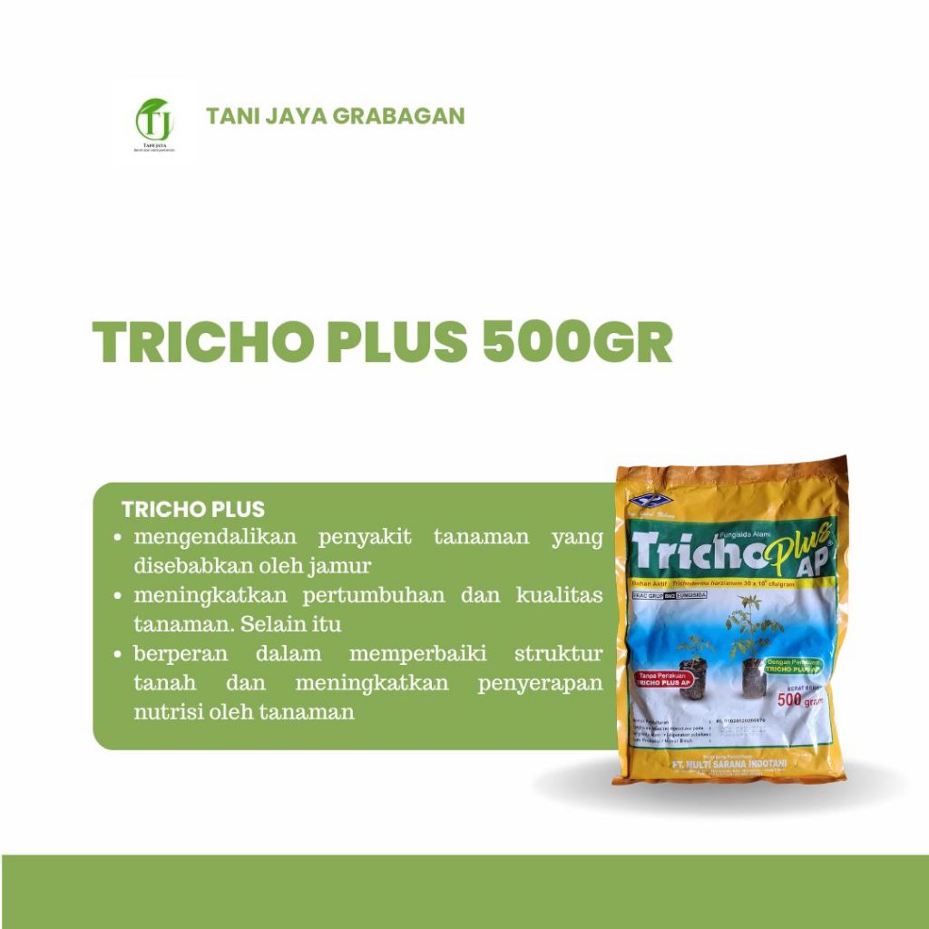 Jual FUNGISIDA ALAMI TRICHO PLUS 500 GR | Shopee Indonesia