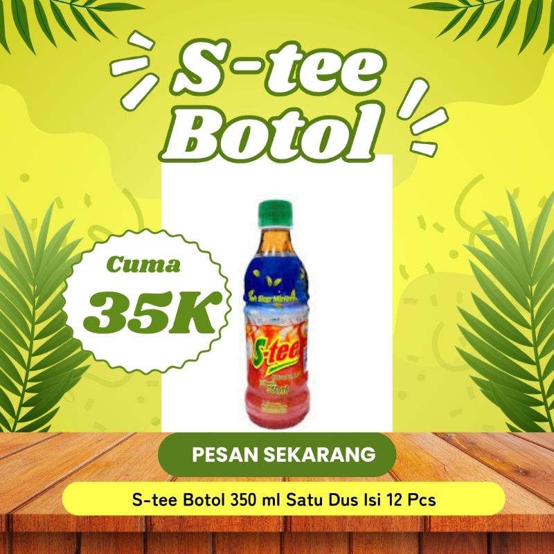 Jual S Tee botol 350 ml (1 kardus isi 12 botol) | Shopee Indonesia