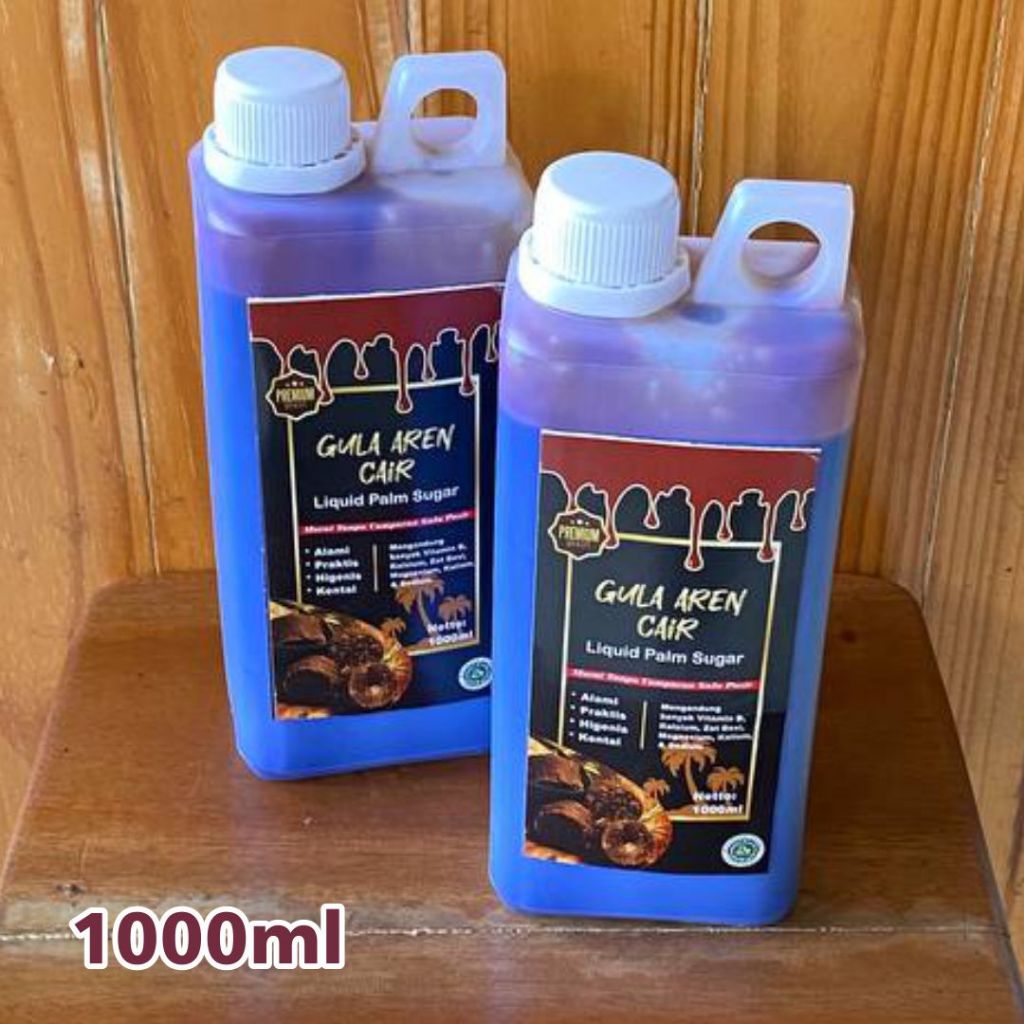 Jual Gula Aren Cair Premium (Asli Nira Aren) - 1000ml | Shopee Indonesia