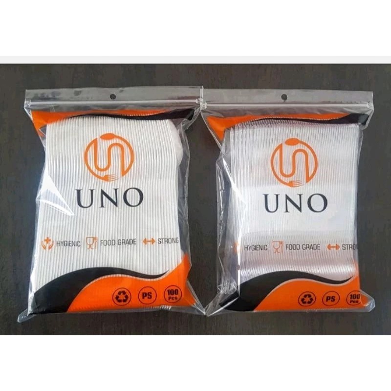 Jual sendok makan panjang uno isi 25 pcs/sendok makan panjang uno isi ...