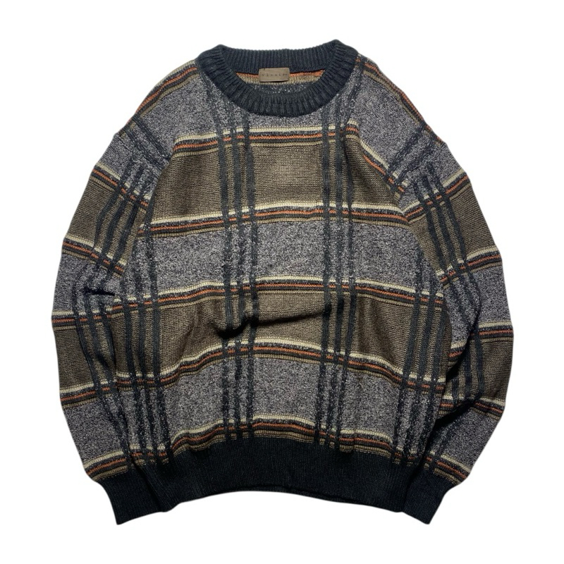 Jual knitwear sweater vintage pattern by vieste (L) | Shopee Indonesia