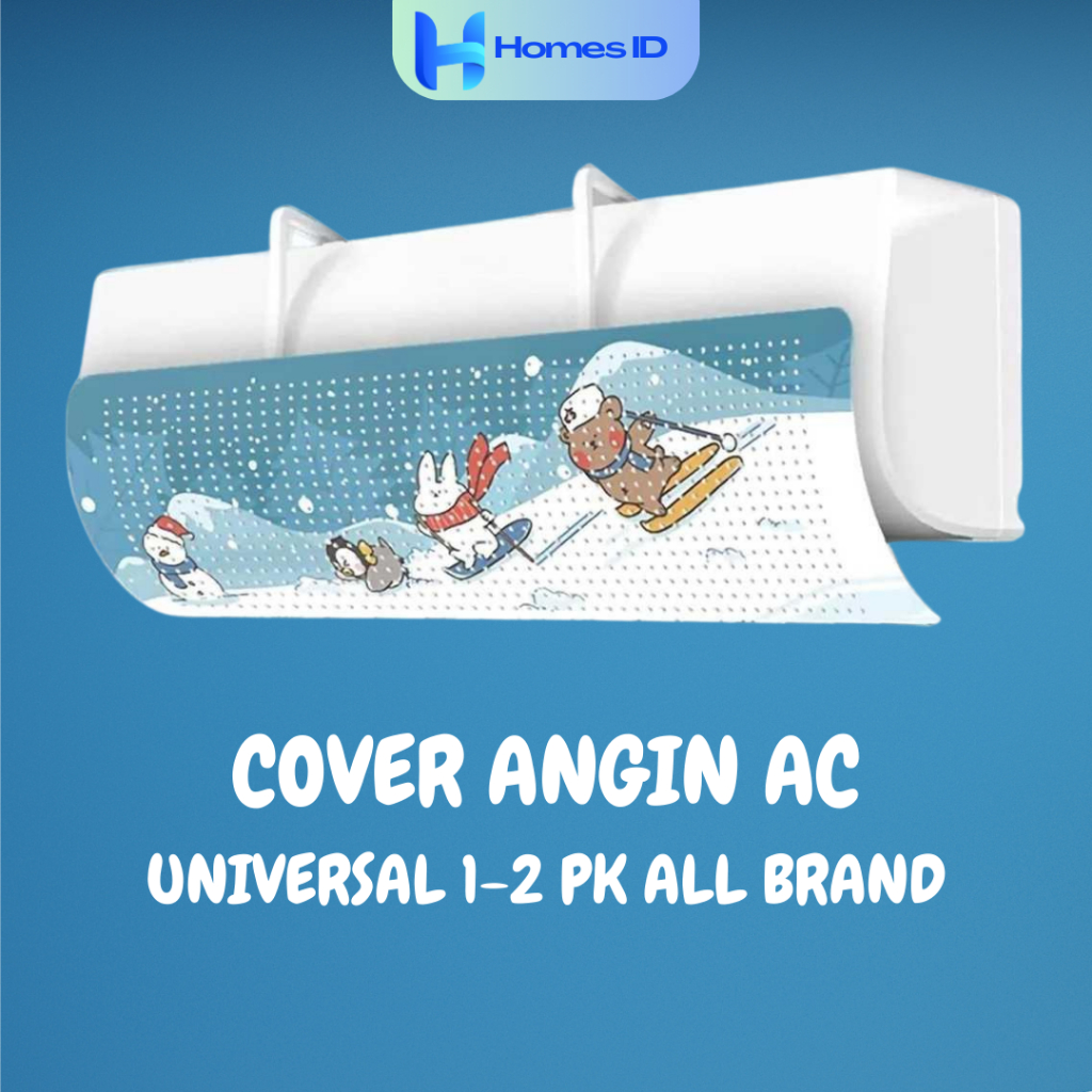Jual Cover Angin AC Desain Lucu Reflektor AC Talang Penahan Hembusan ...