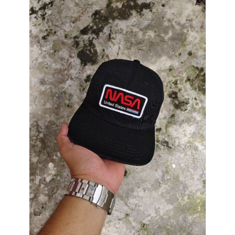 Jual Caps nasa patch hepcat black American needle | Shopee Indonesia