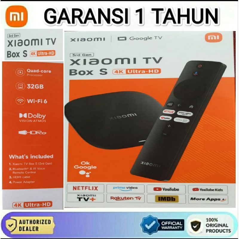 Jual mi box s 3rd 4k ultra hd android tv box gen 3 | Shopee Indonesia