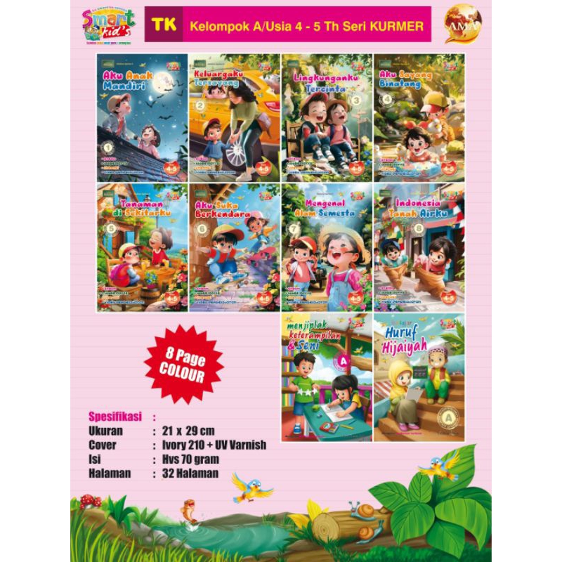 Jual Buku Paket TK/ PAUD Kumer IUmum Isi 10 Buku | Shopee Indonesia