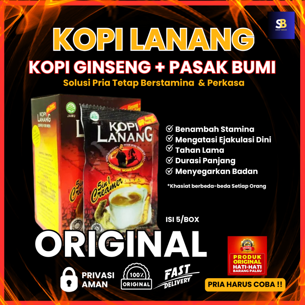 Jual KOPI LANANG - KOPI GINSENG PRIA PERKASA PENUH GAIRAH DAN VITALITAS ...
