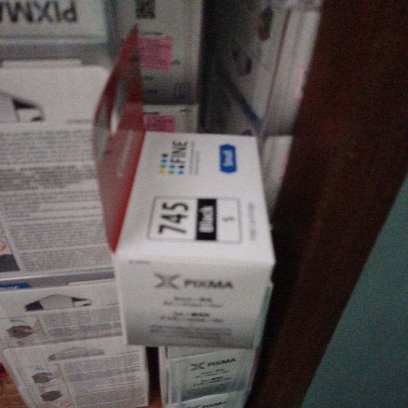 Jual tinta canon 745 black s small pixma mg2570s ip2870s pg745 pg745s ...