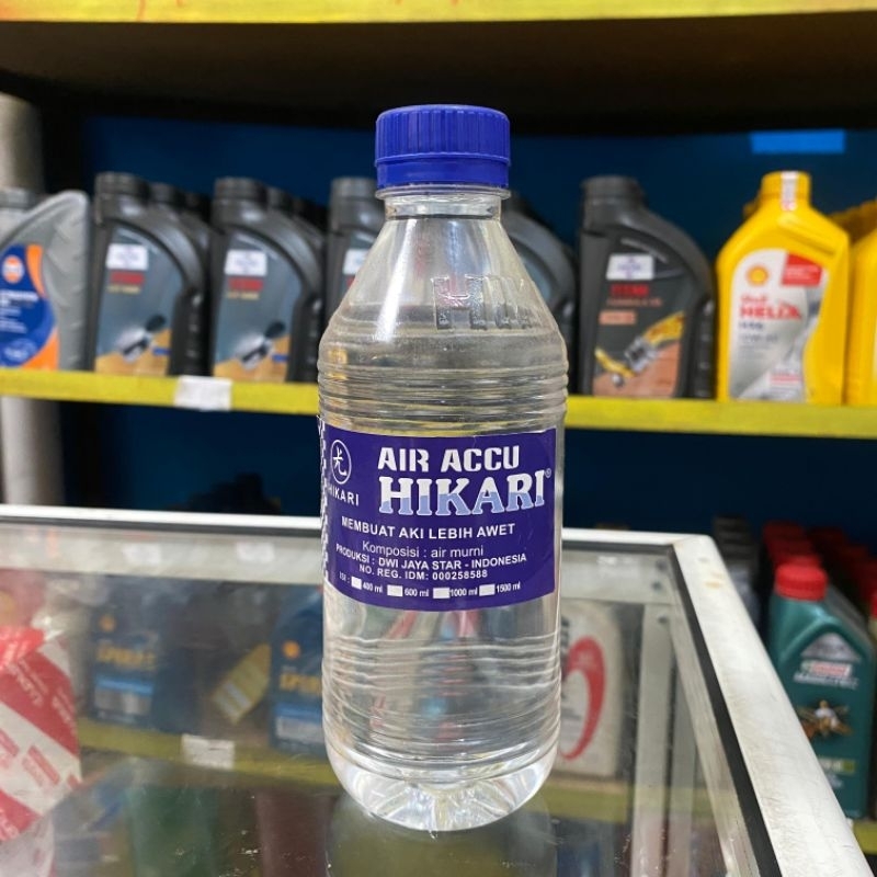 Jual Air Accu/Aki Hikari biru 400ml | Shopee Indonesia