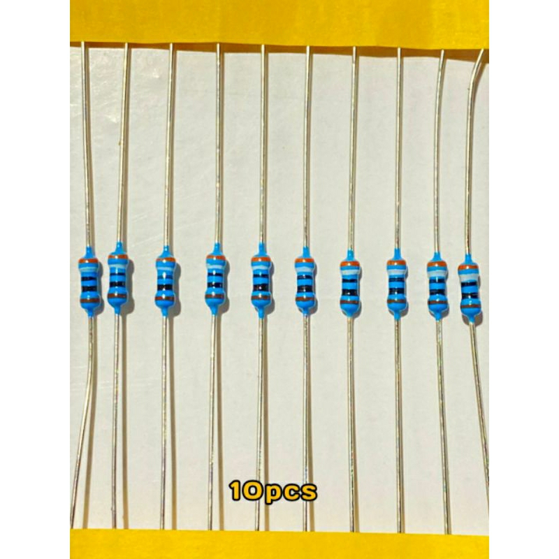 Jual x10 Resistor 330 Ohm 1/4 Metal Film 1% Taiwan Kaki Tembaga Original | Shopee Indonesia