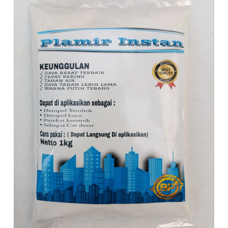 Jual Plamir Plamur Dempul Instan untuk kayu & tembok 1kg | Shopee Indonesia