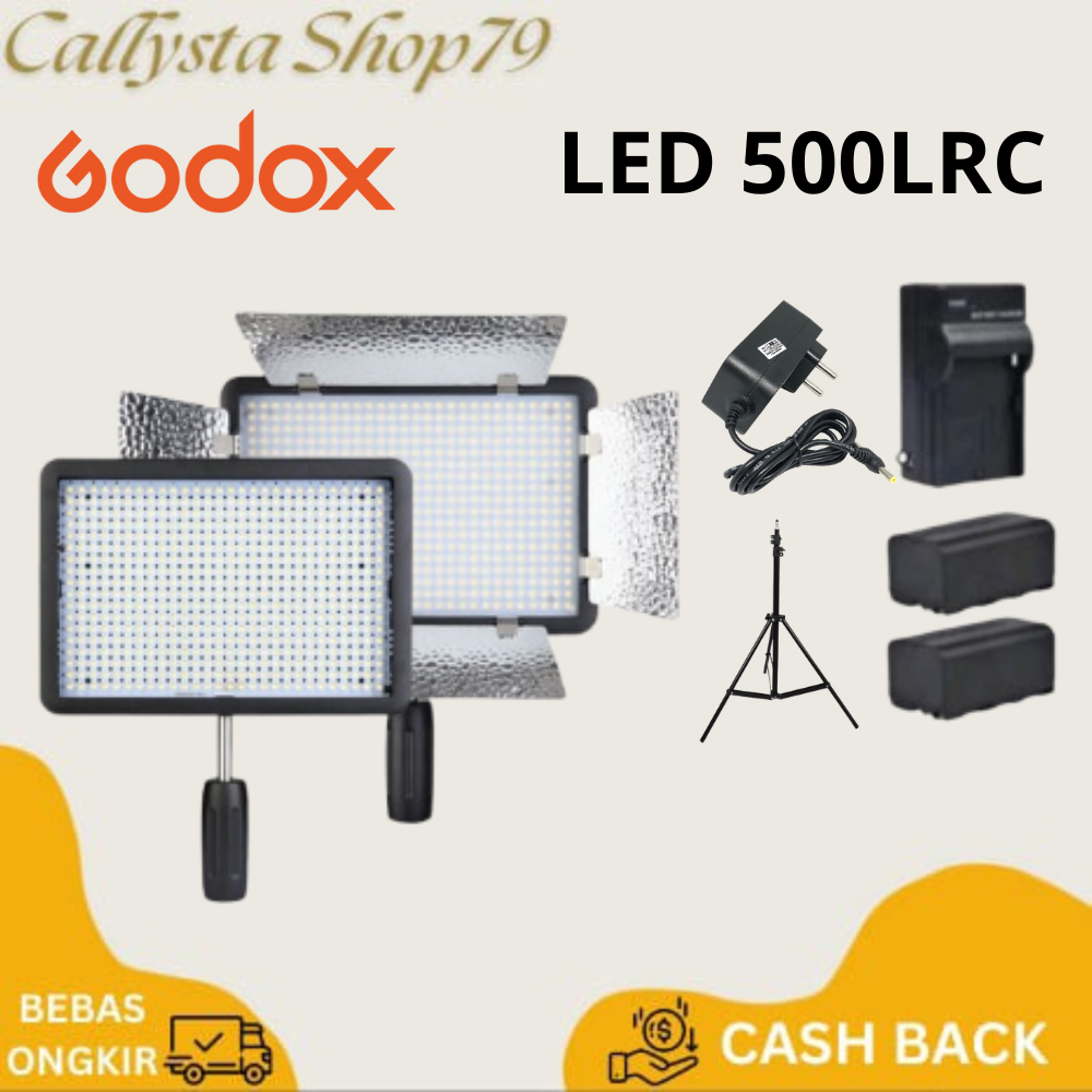 Jual GODOX 500 LRC LAMPU CONTINUOUS VIDEO LED LIGHTING | Shopee Indonesia