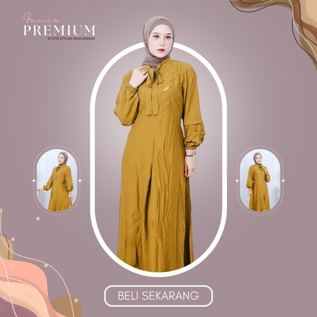 Jual Gamis trend masakini – Gamis Simple Casual Bahan Adem untuk acara ...