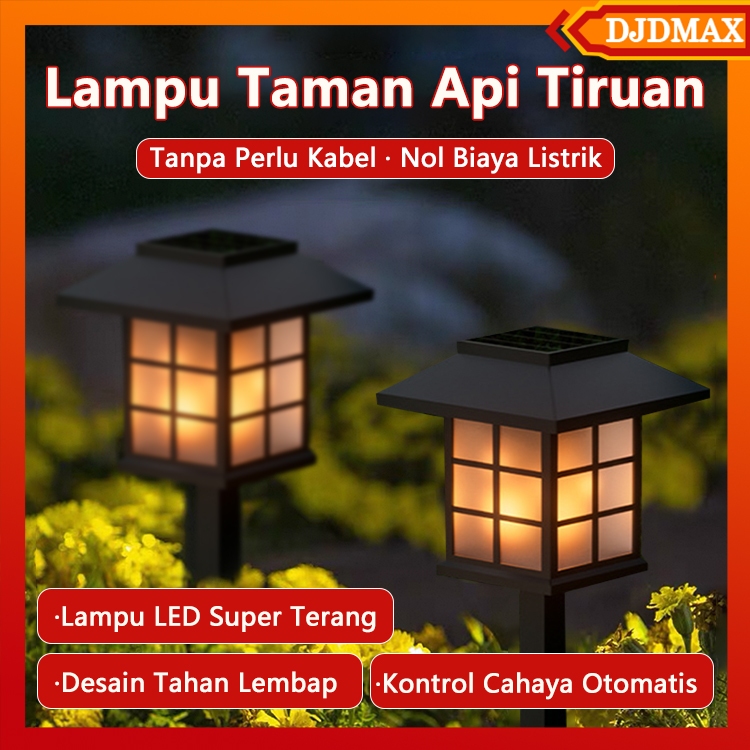 Jual DJDMax Lampu Taman Dekorasi Rumah Mini Api Menyala Estetik Outdoor ...