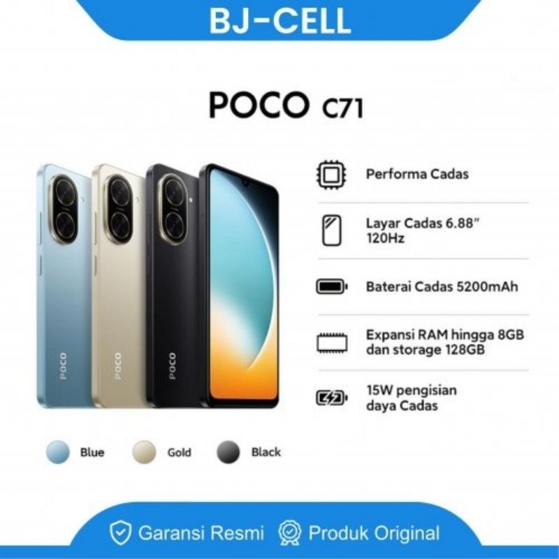 Jual Poco C71 4/128GB | Shopee Indonesia