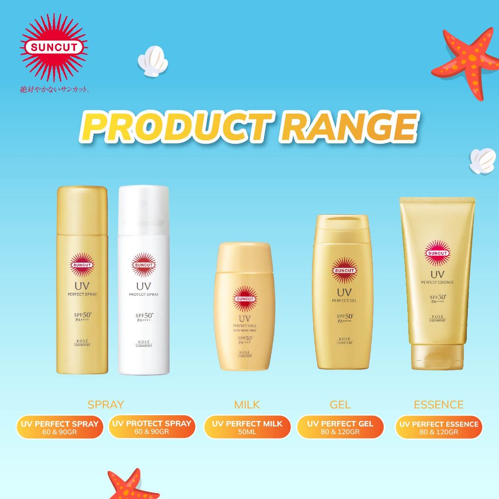 Jual KOSE SUNCUT UV Perfect Essence SPF50+ PA++++ (Sunscreen Essence) | Shopee Indonesia