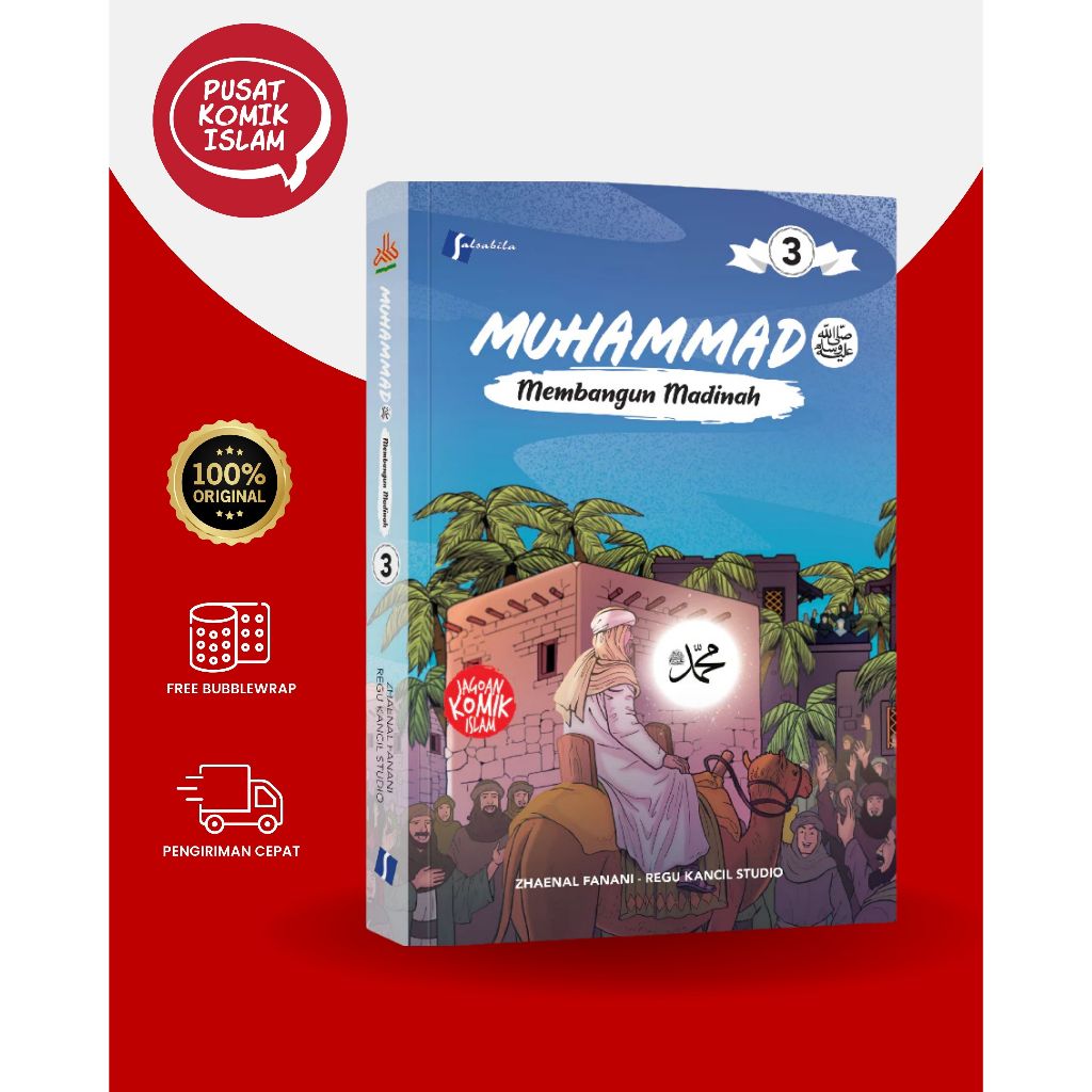 Jual Komik Muhammad 3 : Membangun Madinah / Komik Anak Islami / Komik ...