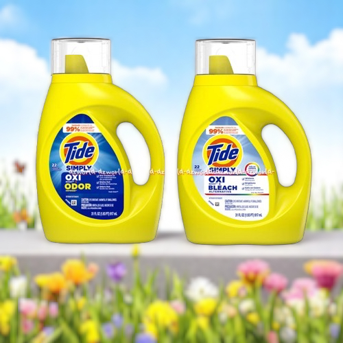 Jual Tide Simply 917ml Simply Oxi Odor Bleach Detergent Cair Liquid ...