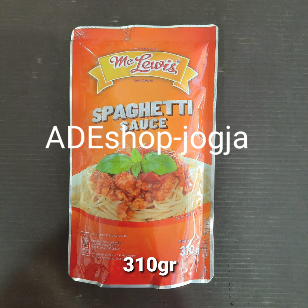 Jual saus saos spageti spaghetti mc lewis mclewis 310 gr | Shopee Indonesia