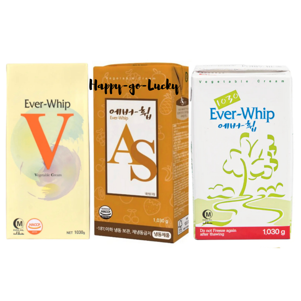 Jual Ever-Whip Non Dairy Whipping Cream Korea 1 lt Krim Cair Nabati ...