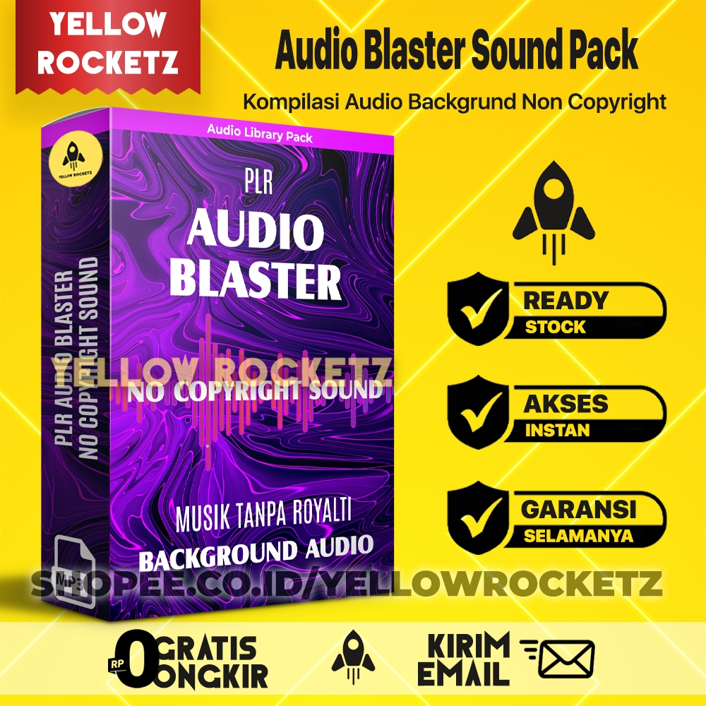 Jual AUDIO BLASTER No Copyright SOund Audio Pack - Mega PLR RIBUAN ...