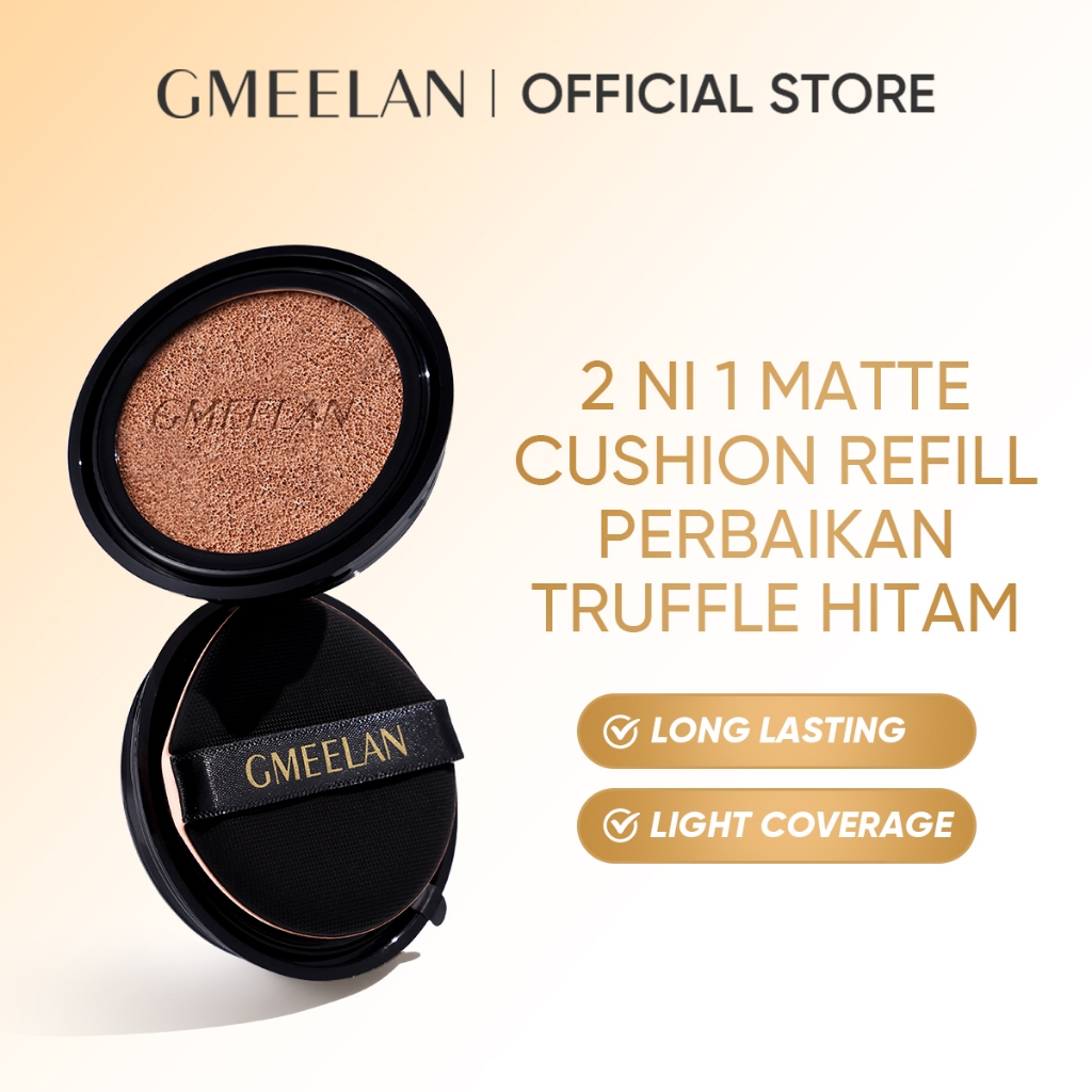 Jual GMEELAN Perfcet Cover Cushion Foundation Black Truffle Zinc PCA Antioksidan 10g Refill ...