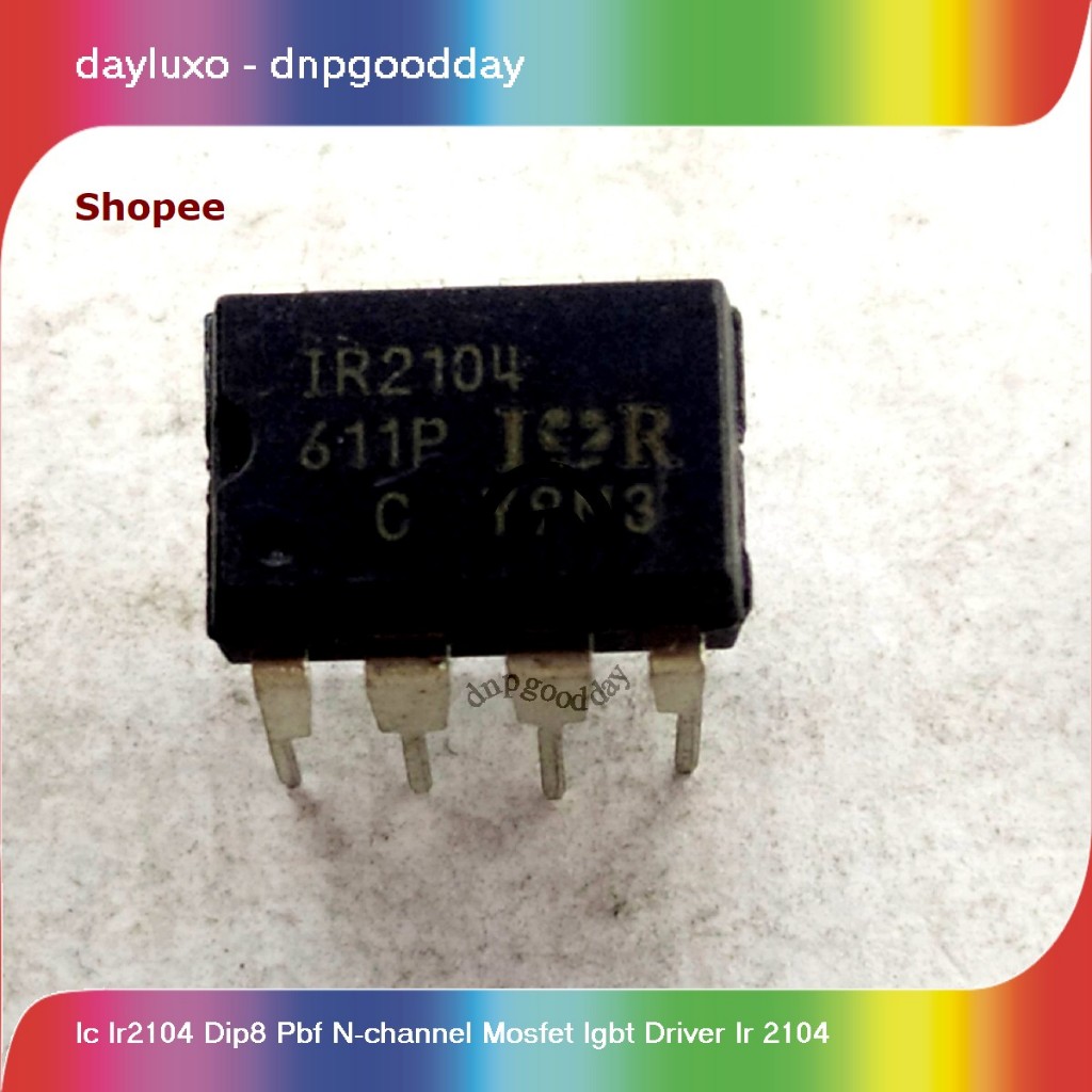 Jual ic ir2104 dip8 pbf n-channel mosfet igbt driver ir 2104 | Shopee ...