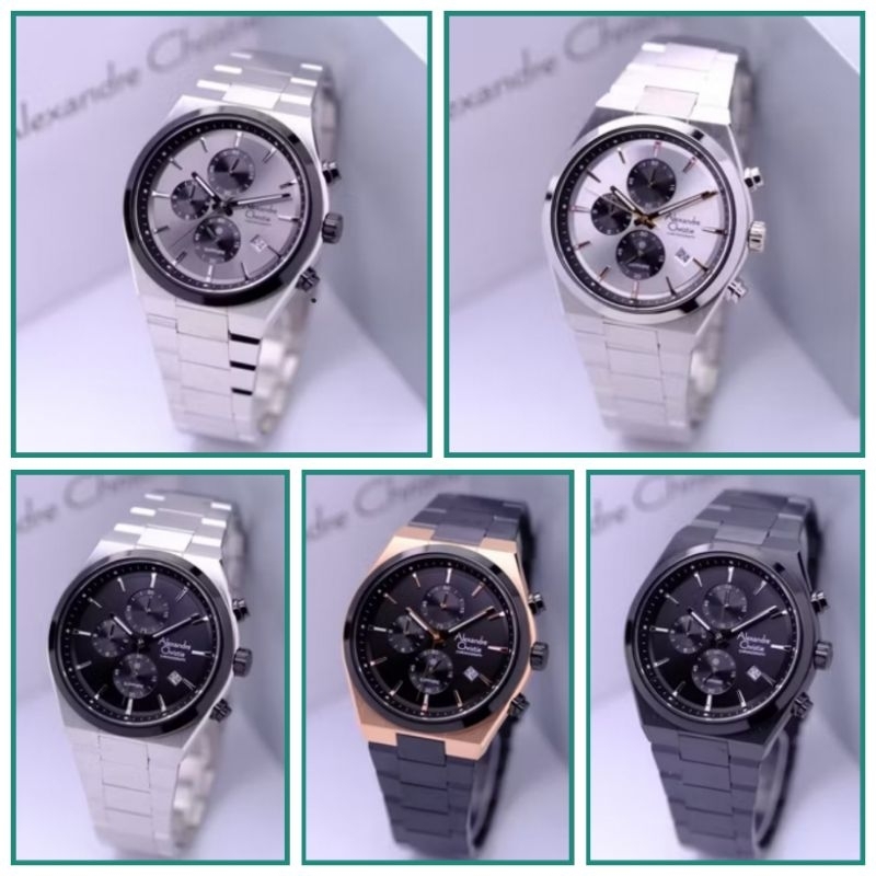 Jual JAM TANGAN PRIA AC 8700 / AC 8697 ALEXANDRE CHRISTIE ORIGINAL ...