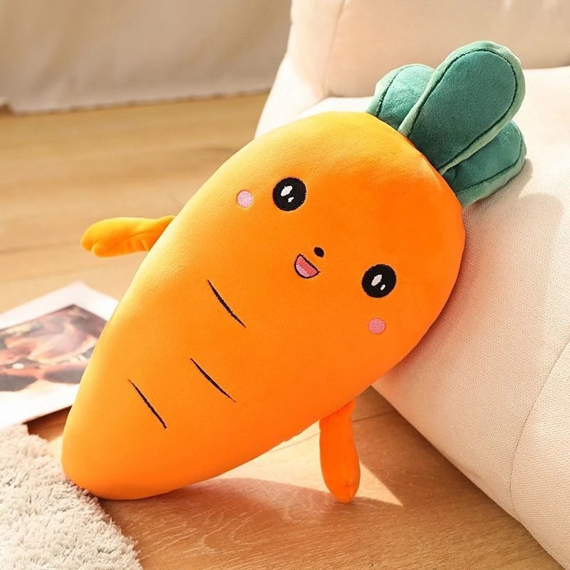 Jual Boneka Wortel Lucu 35cm – Bantal Peluk Karakter Sayur Menggemaskan ...