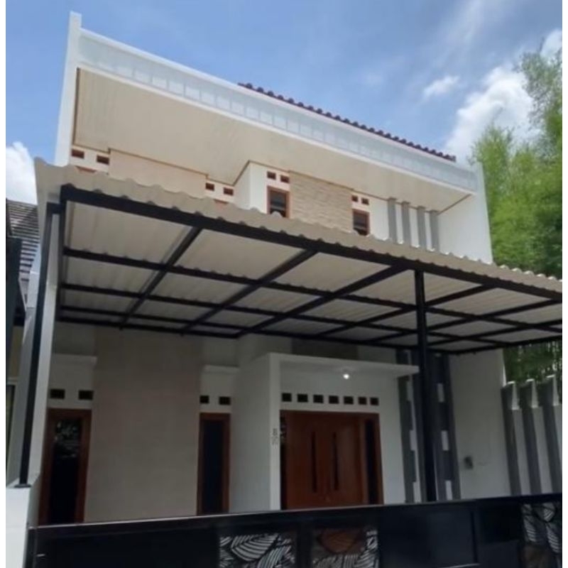 Jual Kanopi Baja Ringan Atap Alderon RS minimalis ( 100 m2 up ...