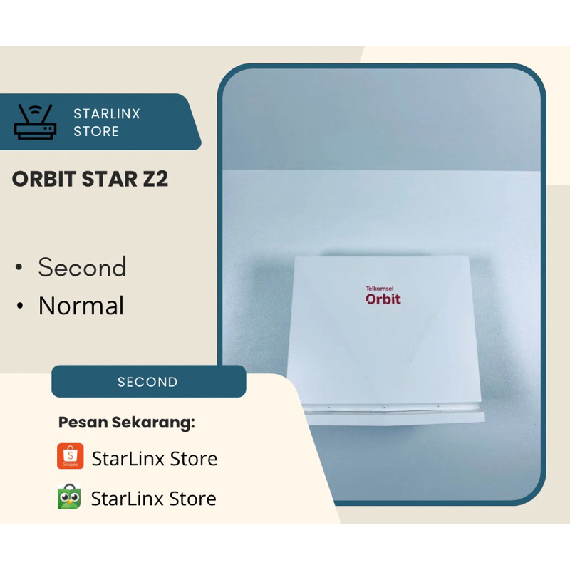 Jual Telkomsel Orbit Star Z2 Modem WiFi 4G High Speed Kondisi Bekas ...
