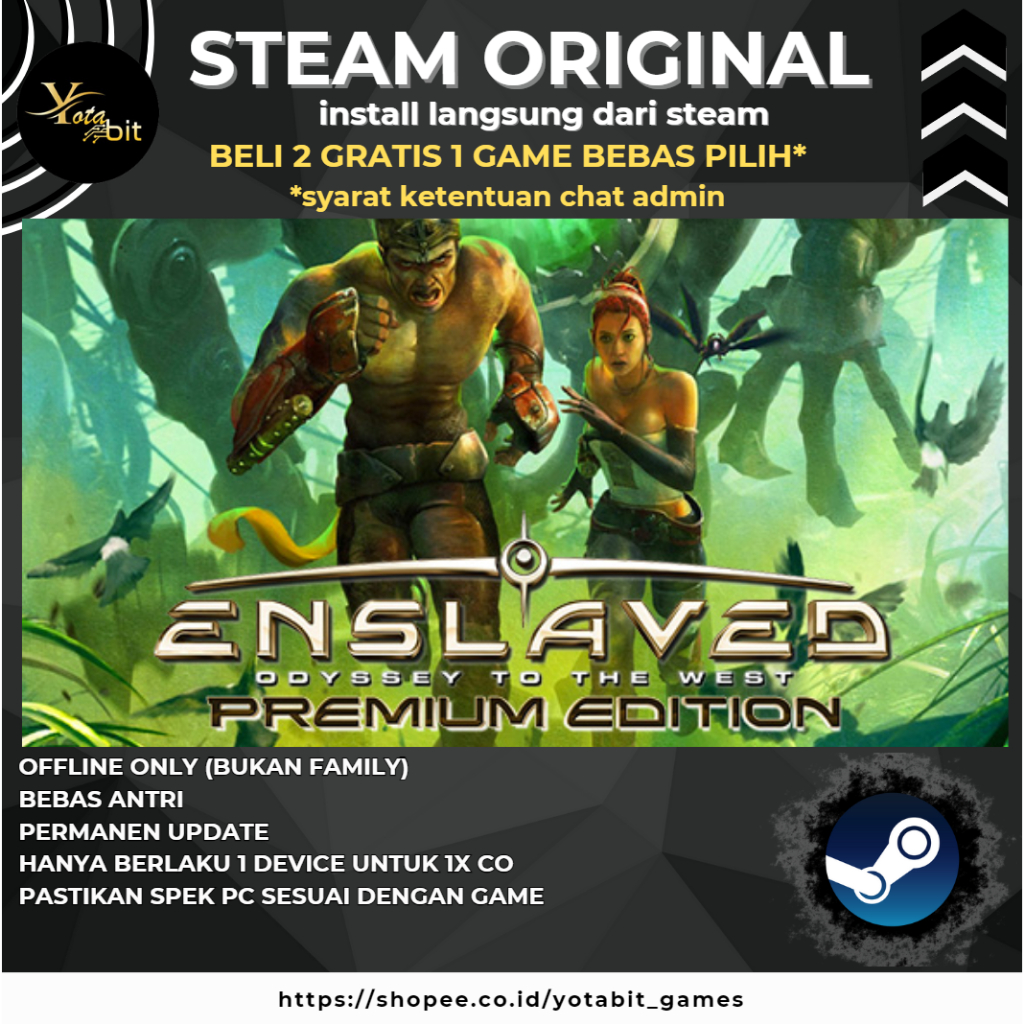 Jual ENSLAVED Odyssey to the West Premium Edition PC Game Original ...