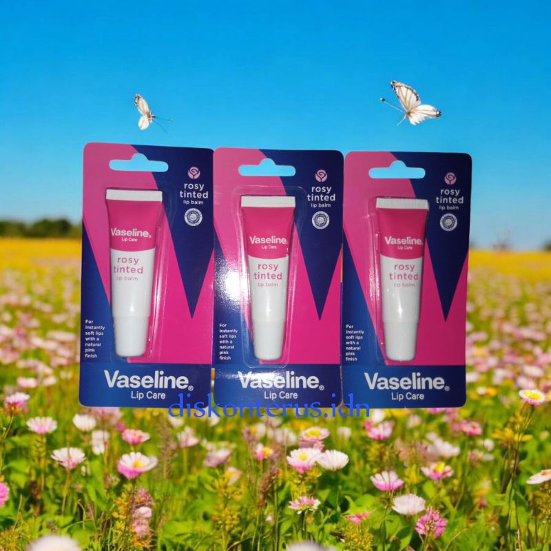 Jual Vaseline Lip Balm Pelembab Bibir Pencerah Bibir Rosy Tinted 10G Lip Care | Shopee Indonesia