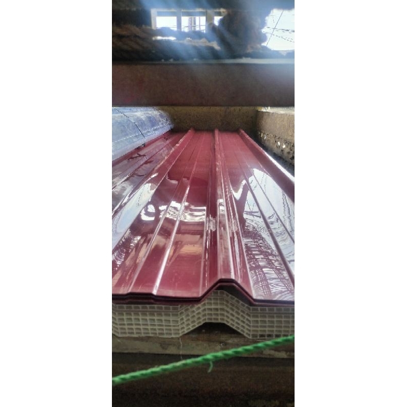Jual atap UPVC /spandek pvc gelombang trimdeck,eff 100cm | Shopee Indonesia
