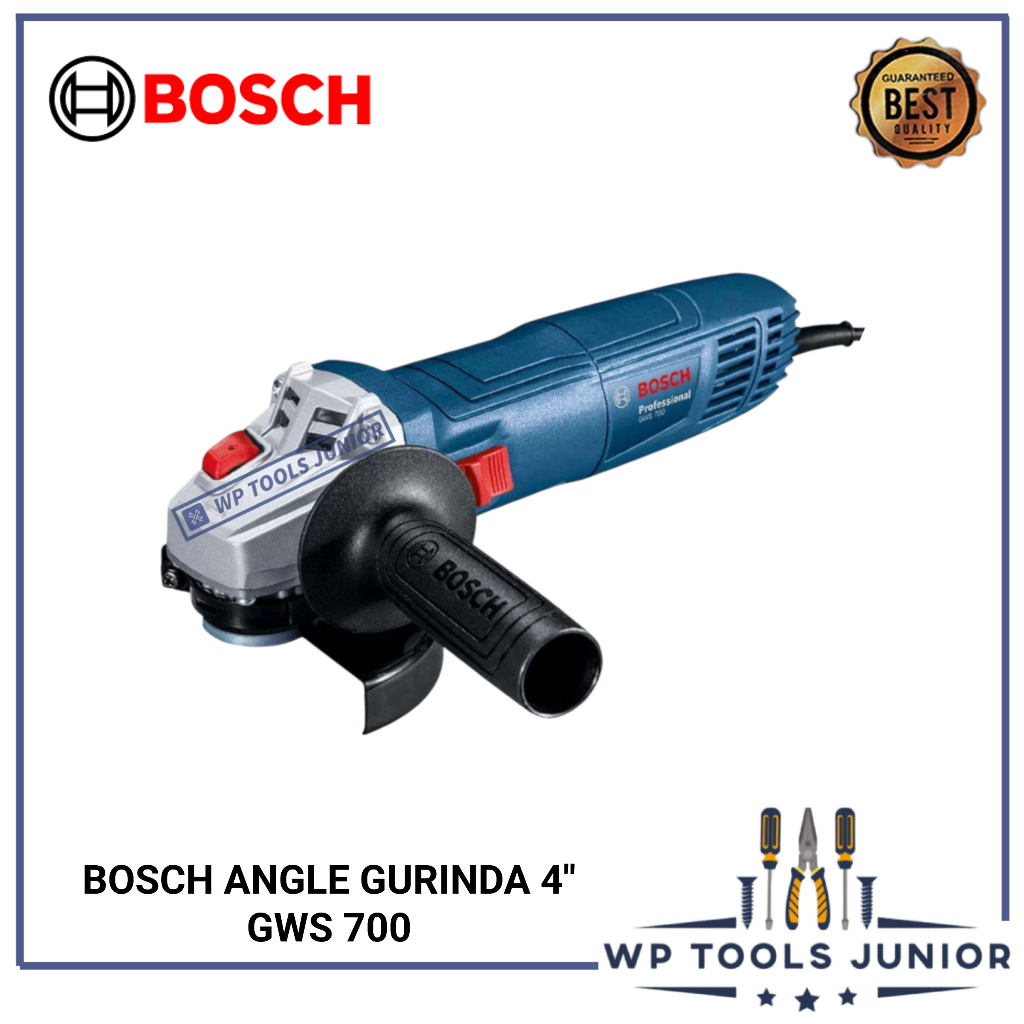 Jual Bosch GWS 700 Mesin Gerinda Listrik 4 Inch GWS700 Angle Grinder 4 ...