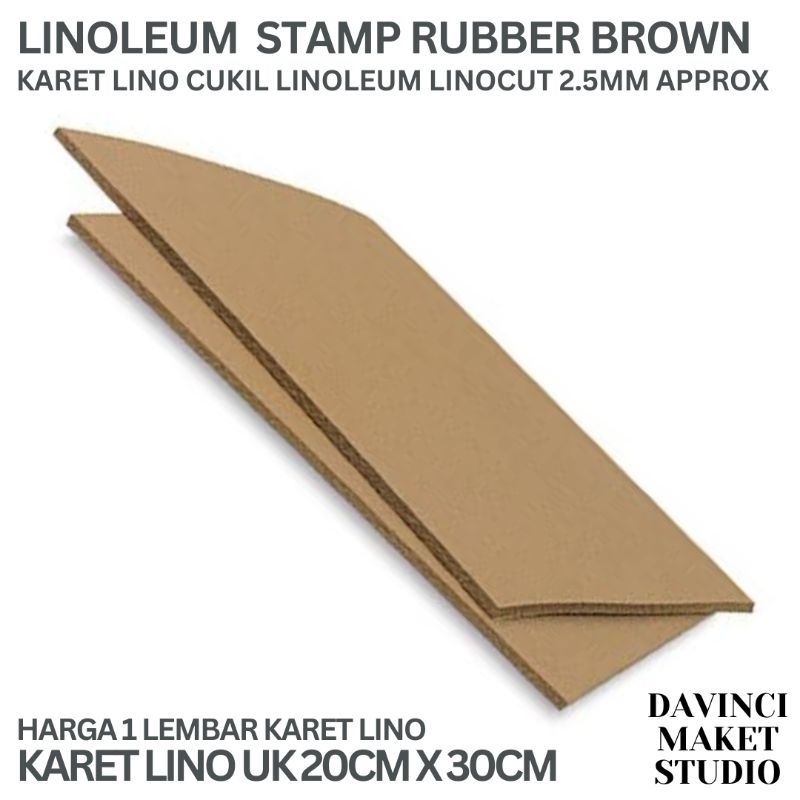 Jual (A4) Lembar Karet Lino Linoleum Linocut Linostamp Stamp Stampel Diy Bahan Cukil Cukit ...