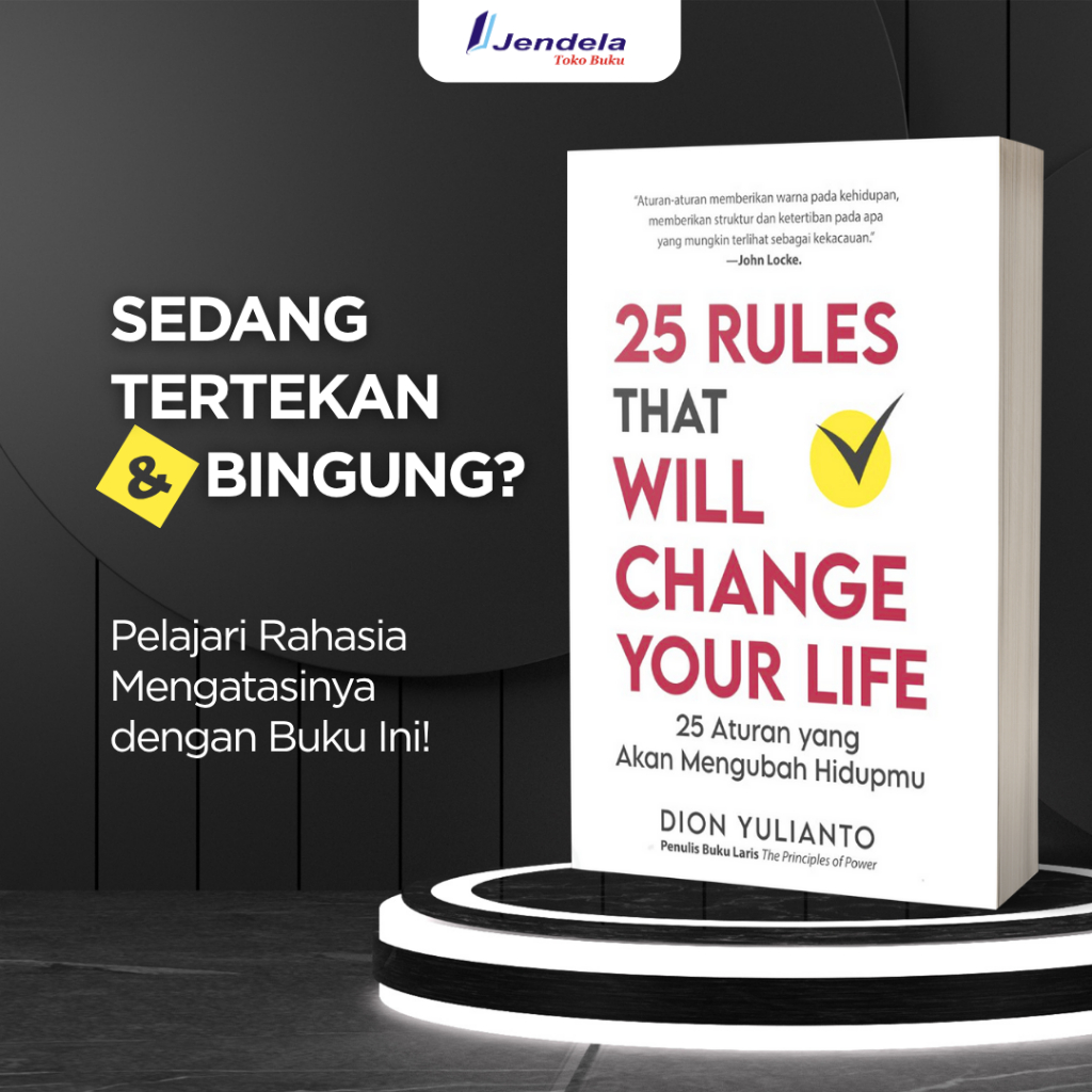 Jual Buku 25 Rules That Will Change Your Life 25 Aturan Akan Mengubah