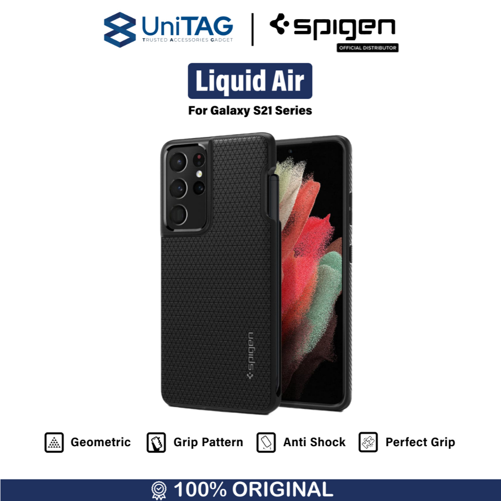 Jual Case Samsung Galaxy S21 Ultra Plus Spigen Liquid Air Softcase Casing | Shopee Indonesia