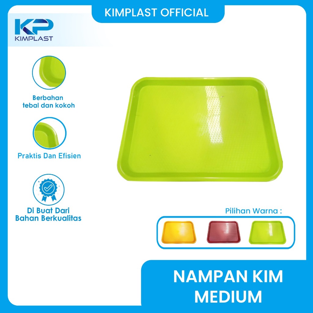 Jual KIMPLAST Nampan KIM Medium/ Nampan Plastik/ Nampan untuk Gelas ...