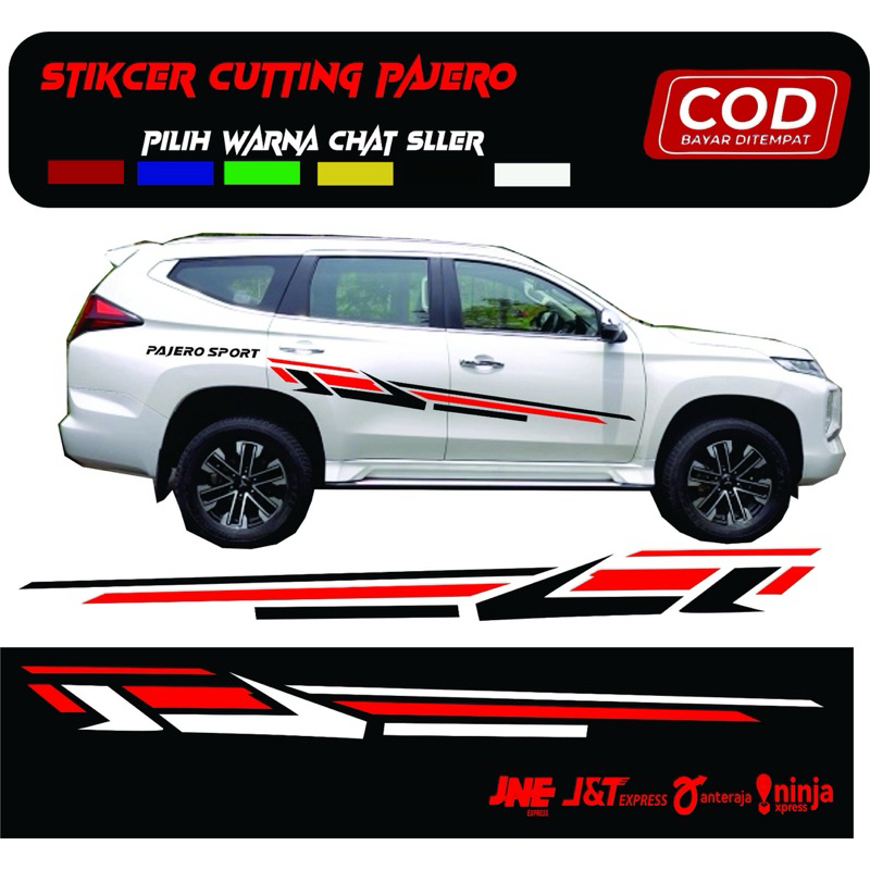 Jual stiker list mobil pajero sport desain simpel elegan | Shopee Indonesia