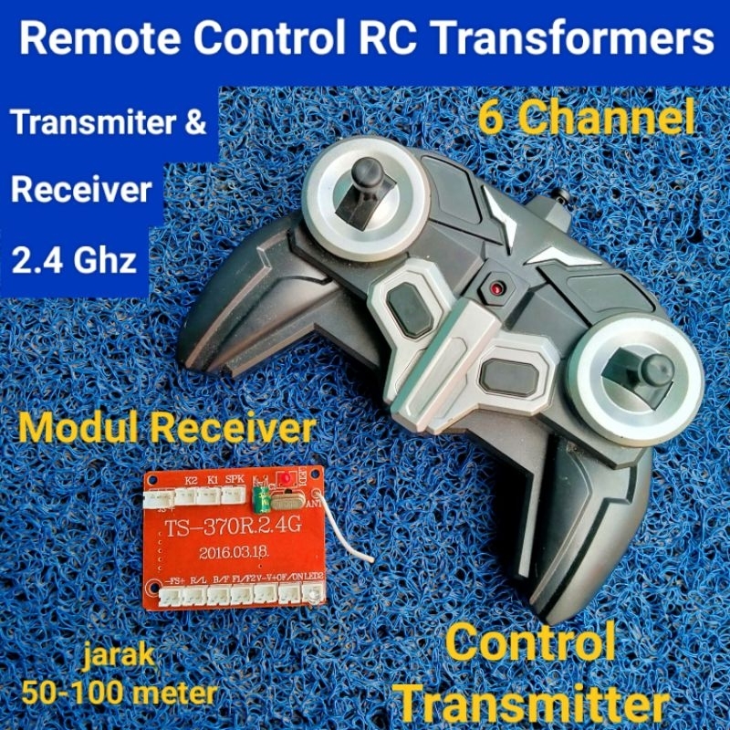 Jual Satu SET Remote Control RC Transformers. Receiver & Transmiter ...