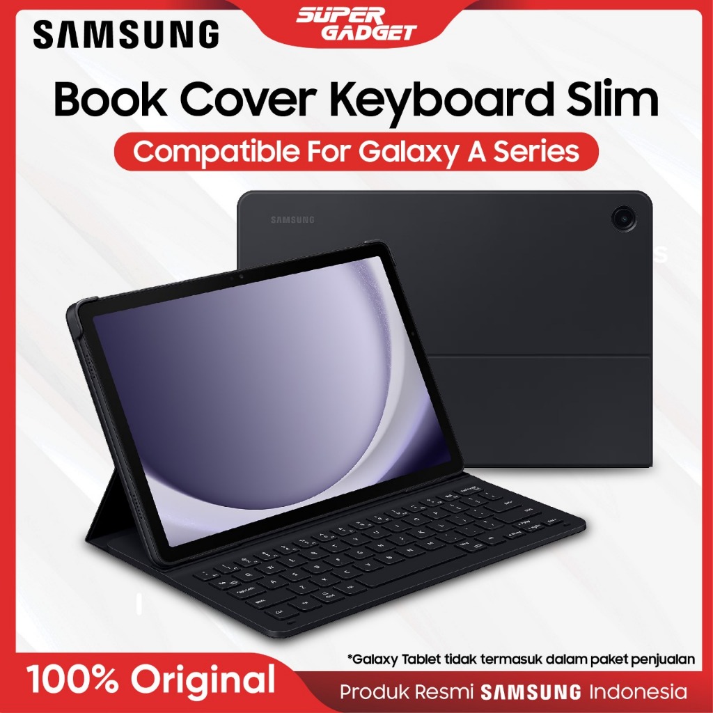 Jual Galaxy Tab A9+ Book Cover Keyboard Slim Non Trackpad Original ...